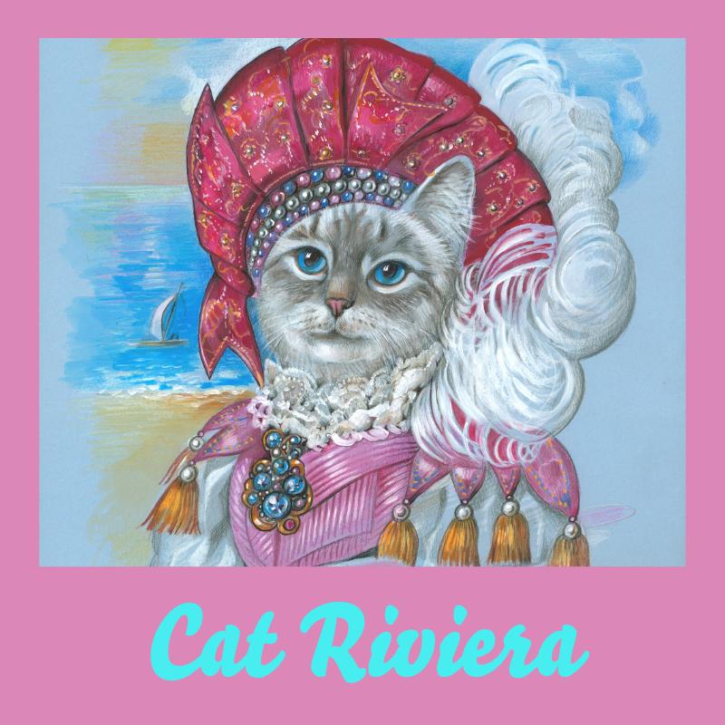 Cat Riviera Art Prints – Pishvanova Artists GmbH